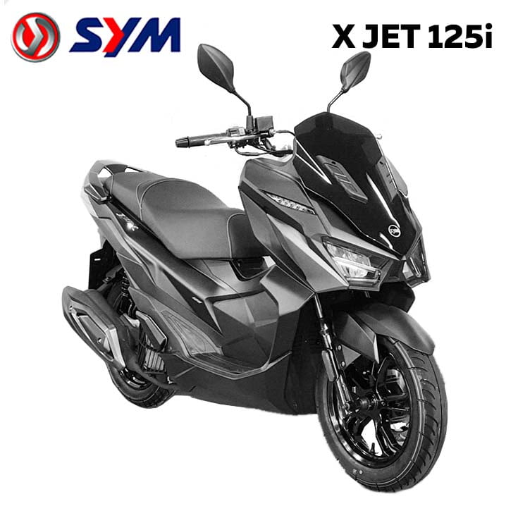 SYM X JET 125i black - Motocorse